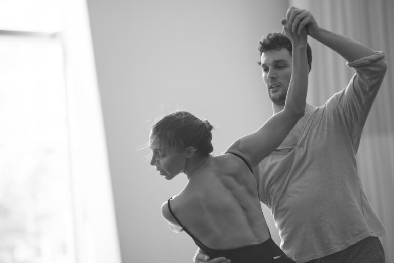 Company Dancers Helen Daigle and Mark Krieger in ‘In The Upper Room ...
